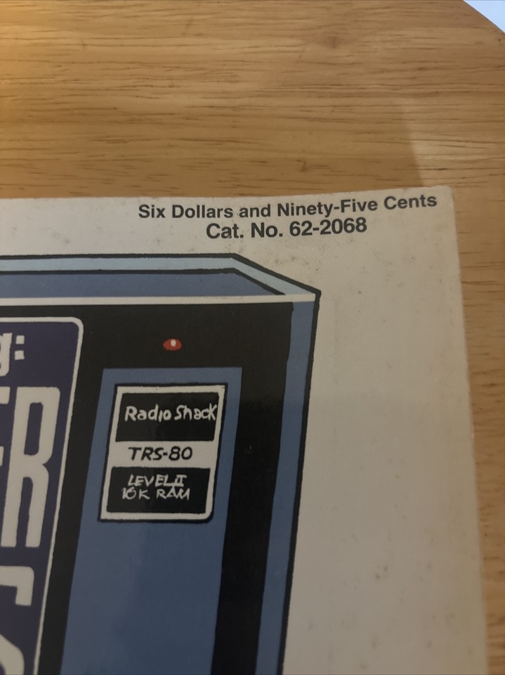 Announcing Computer Games Radio Shack Cat. No. 62-2068 Tandy Trs-80 ...