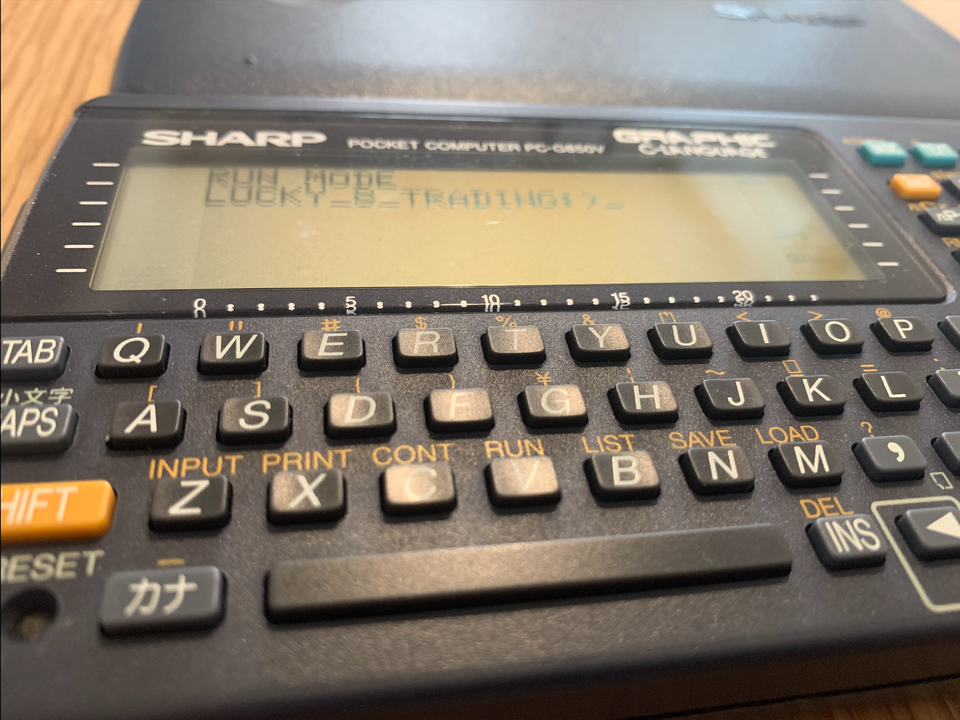 Sharp Pocket Computer PC G850V Function Calculator Tested [H] | eBay