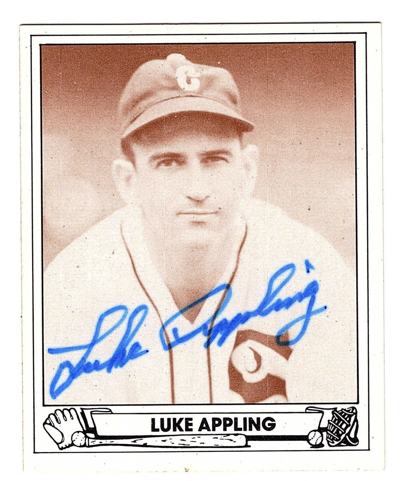 Luke Appling Autograph On a 1983 TCMA - Chicago White Sox (Read ...