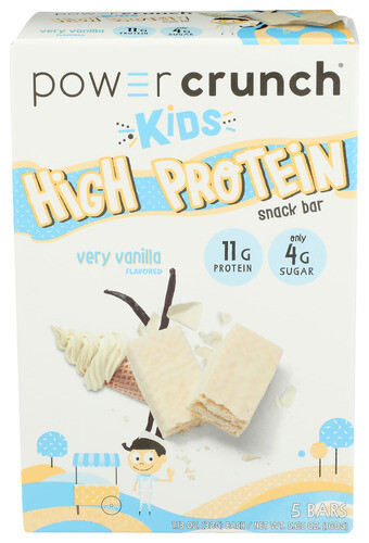 Power Crunch Bar Vanilla Power Crunch Kids 5.65 oz (Pack of 6) | eBay