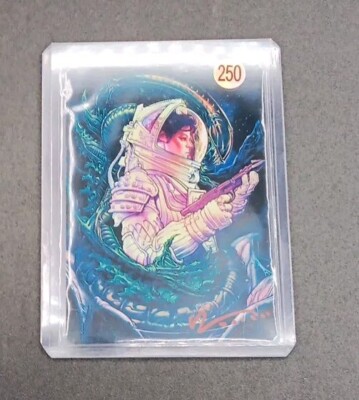 Aliens Chad Hardin Metal Card Signed With COA 3 X 5 | eBay