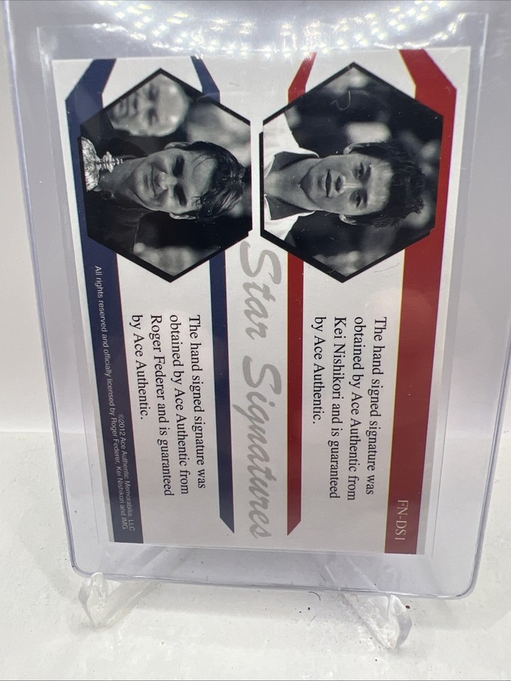 Roger Federer Signed 2012 Ace Authentic Star Signatures FN-DS1 | eBay