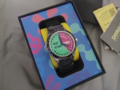Spinnaker SpongeBob Work Not Work Limited Edition Watch NWT | eBay