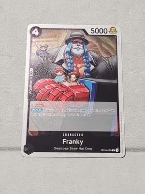 OP10-090 Franky R - One Piece TCG - Royal Blood English NM/M Straw Hat ...