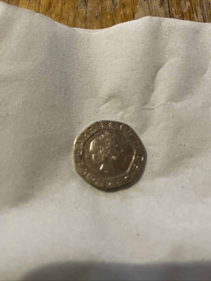 2008 Undated 20p Genuine Mule Error Coin with No Date Rare Collectible ...