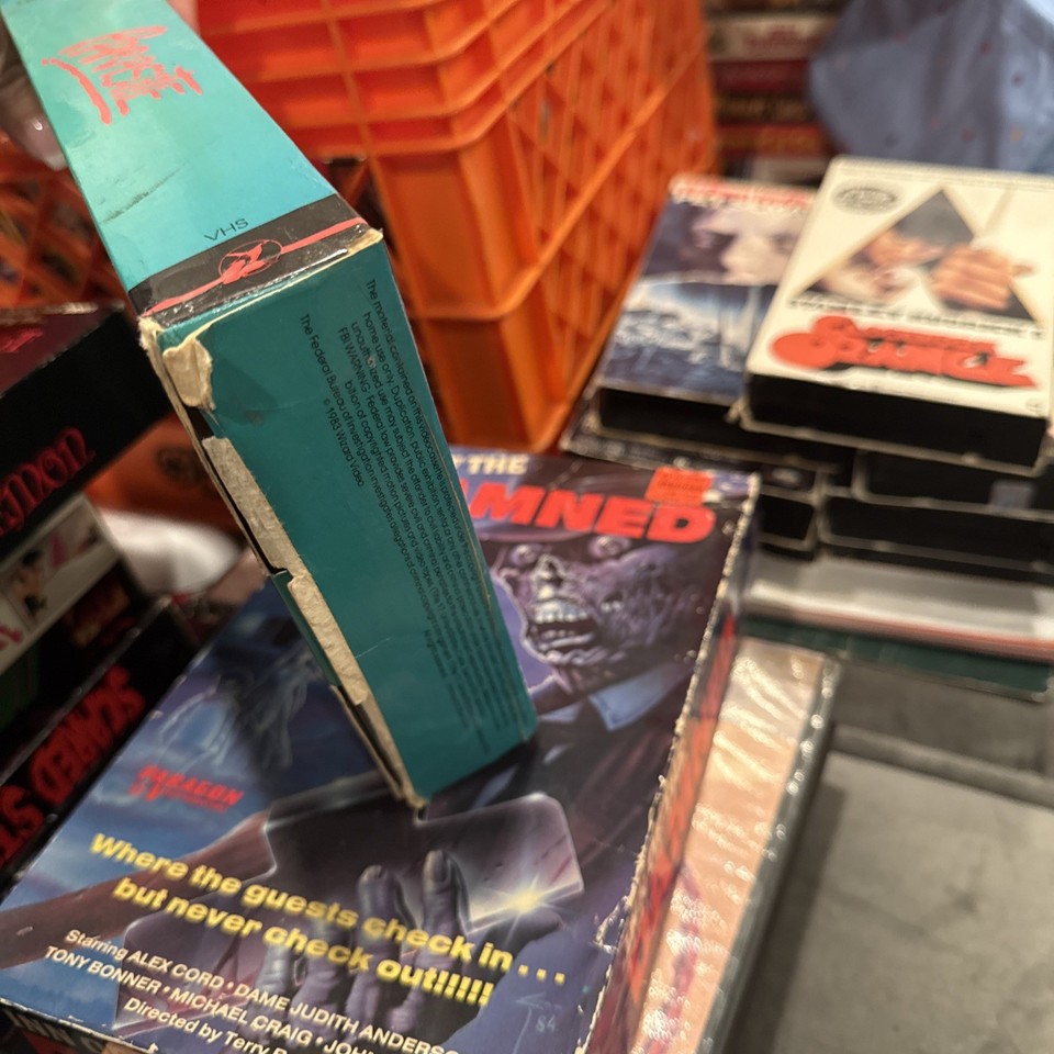 PARASITE VHS WIZARD VIDEO BIG BOX CHARLES BAND 80'S SCI-FI HORROR DEMI ...