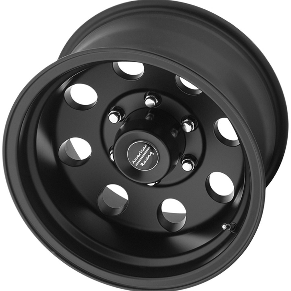 17x8 +0 American Racing AR172 Baja 8x170 Satin Black Wheels (Set of 4 ...
