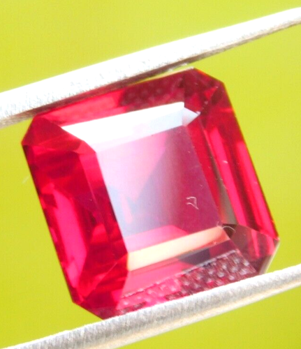 12X11.8mm Natural Blood Red Ruby Asscher Cut Certified Loose Gemstone 13.35Ct | eBay