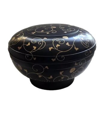 Boxes - Antique Japanese Round Box