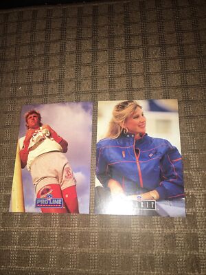 1991 Pro Line Portraits Spirit Wives JANET ELWAY John Elway Denver ...