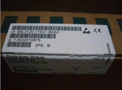 1PC New Siemens 6SL3120-1TE21-8AA3 6SL31201TE218AA3 Servo Drive ...