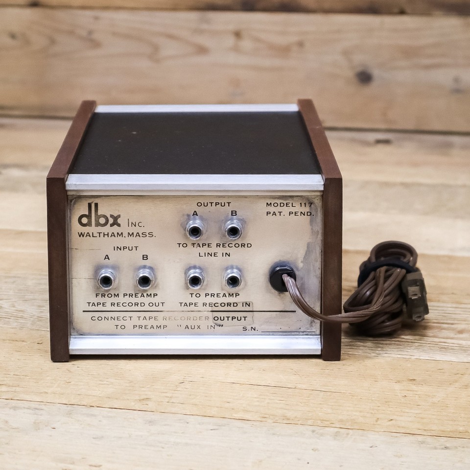 DBX 117 Compressor Audio Dynamic Range Processor Expander Expansion ...