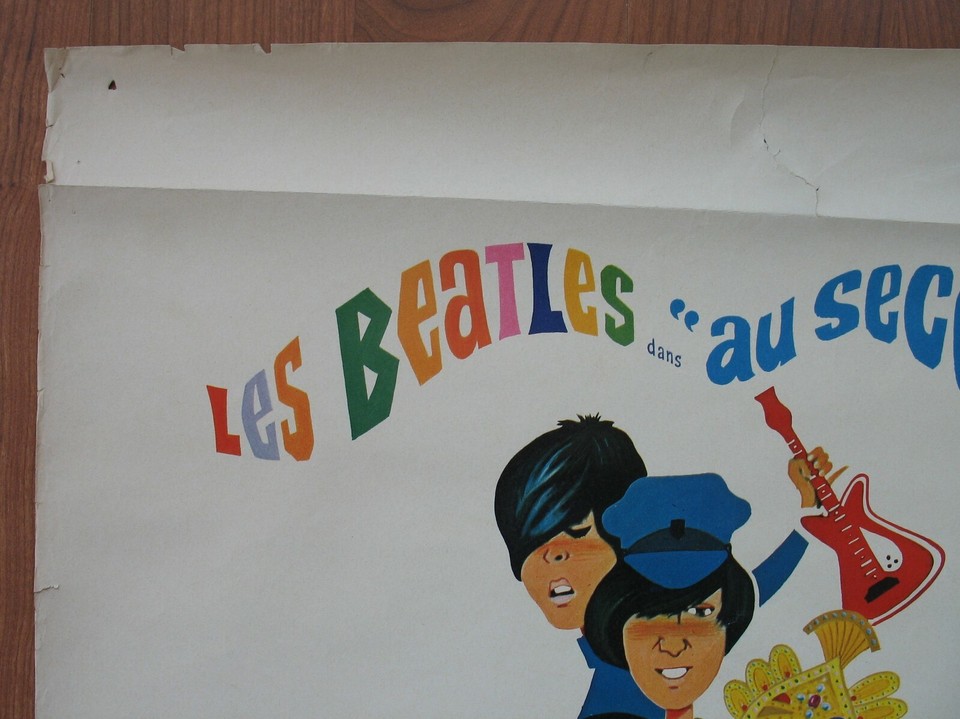 HELP! (1965), Original Release Belgian Poster, THE BEATLES, Richard ...