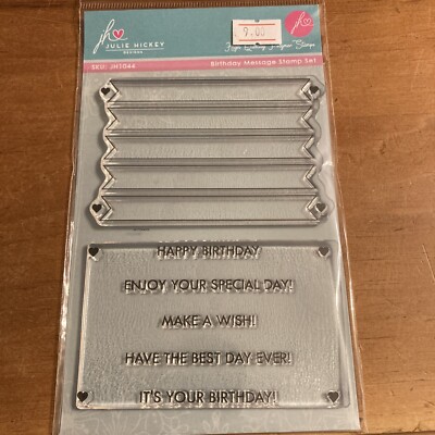 Julie Hickey Designs BIRTHDAY MESSAGE Stamp Set. JH1044 | eBay UK