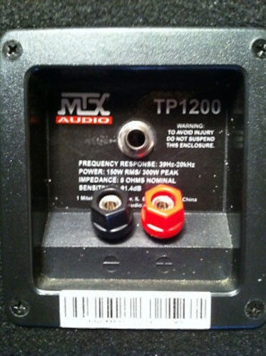 MTX TP1200 ThunderPro2 12" 150-Watt 2-Way Loud Cabinet DJ PA Audio Speaker 715442631339| eBay