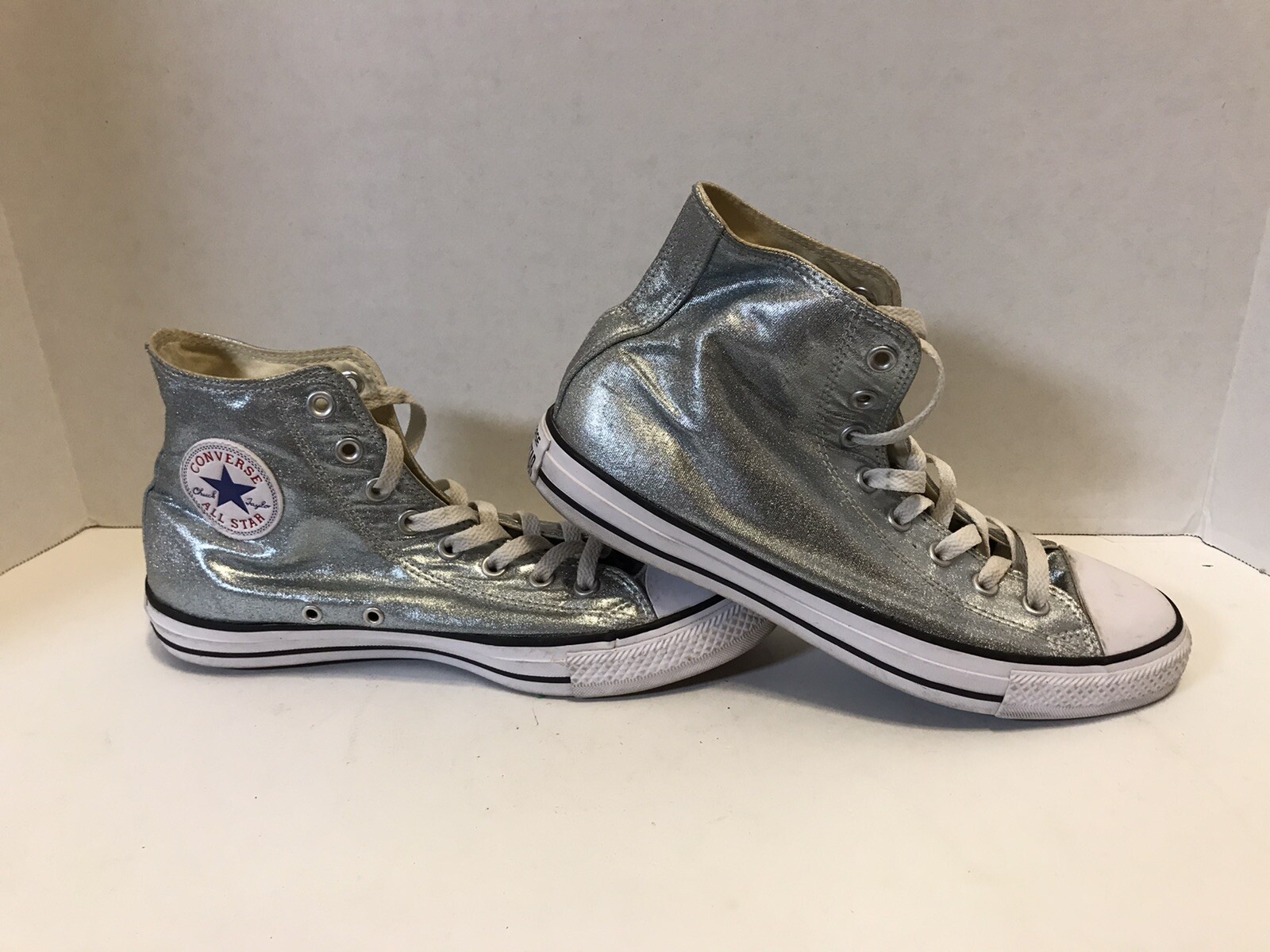 Converse High Top Metallic Light Blue Chuck Taylor Al… - Gem