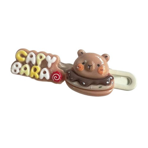 Capybara Hair Clip Letter Hairpin Cartoon Bangs Clips For Girls Hair ...