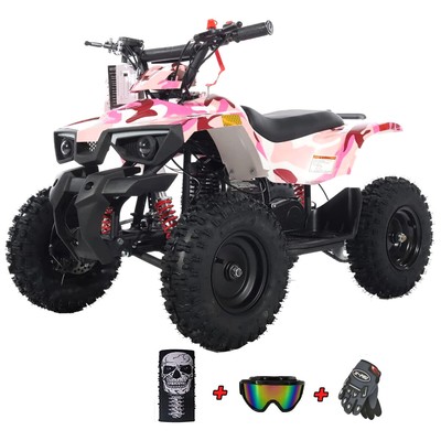 X-PRO Bolt 40cc Kids ATV 4 Stroke Mini Quad Kid 4 Wheeler Pull Start ...