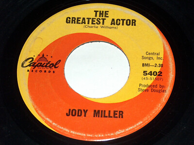 45 RPM Jody Miller Queen Of The House, The Greatest Actor Capitol Vinyl ...