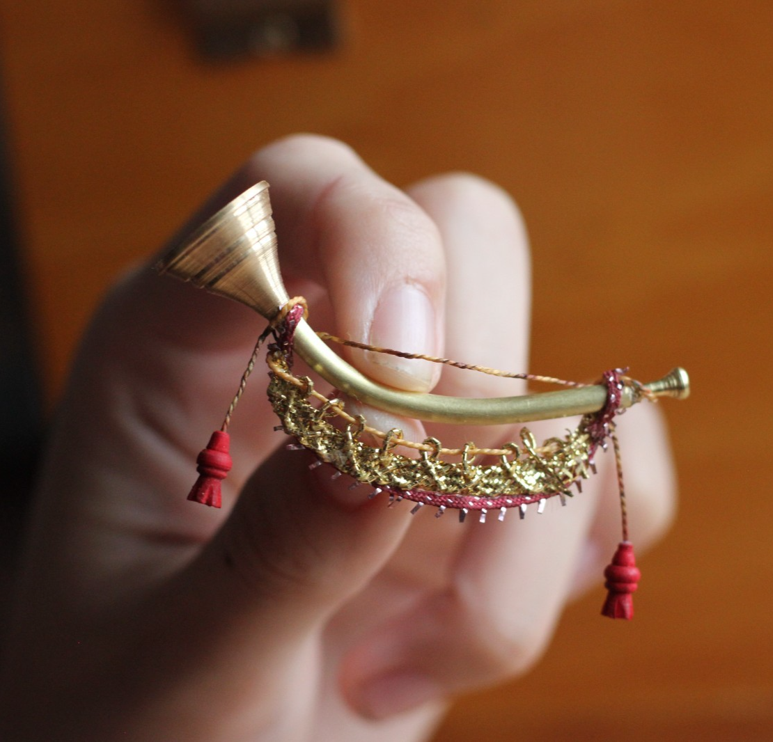 Dolls House Miniature Royal Trumpet 1:12 OOAK By ARTISAN PigeonOak ...