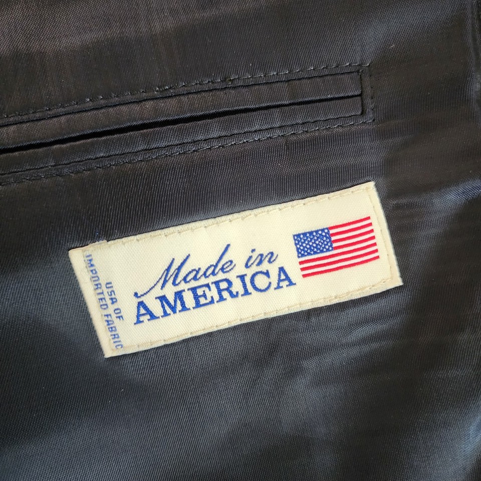 Orvis Sport Coat Men Size 48R Blue 3 Gold Button Blazer Suit Jacket ...