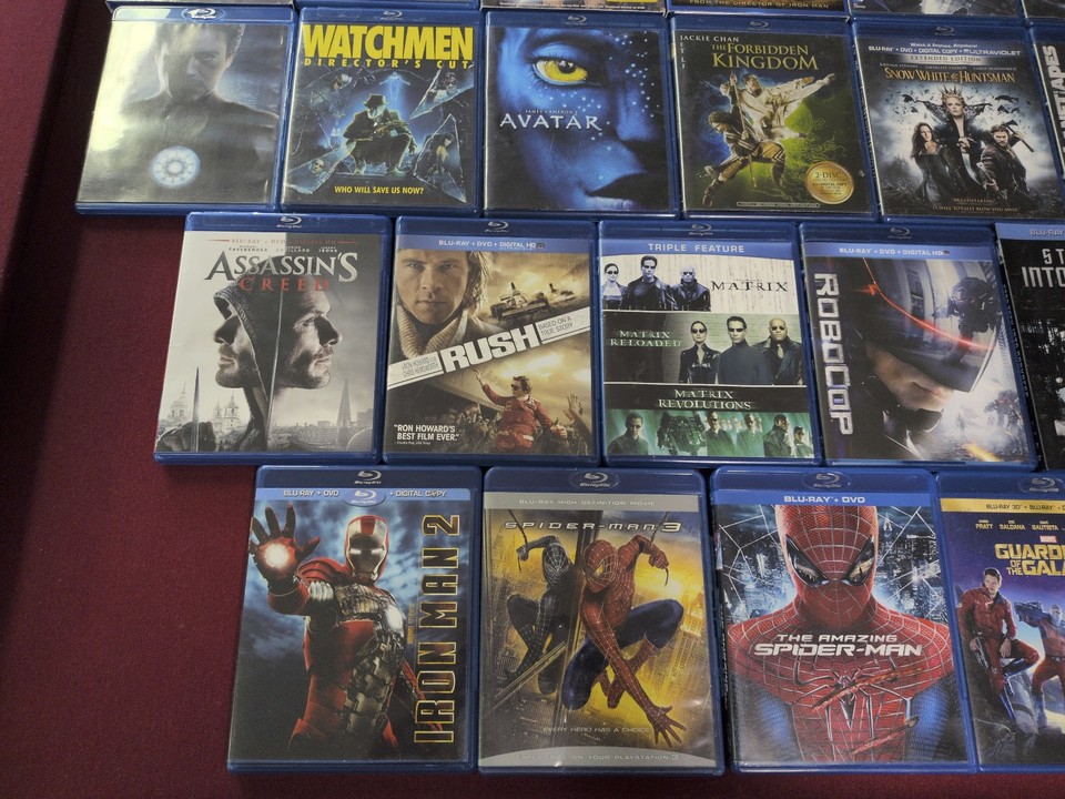 Lot of 37 Assorted Blu Ray Movies - Free Shipping | eBay