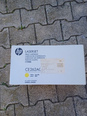 Original HP Toner CE262AC Cartouche d'encre Jaune Yellow LaserJet ...