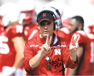 MIKE RILEY HAND SIGNED NEBRASKA CORNHUSKERS 8X10 PHOTO W/COA | eBay
