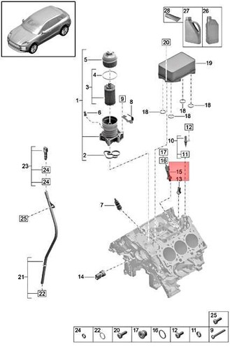 Genuine PORSCHE Cayenne Macan Panamera 95B Control Valve 9A710320800 | eBay