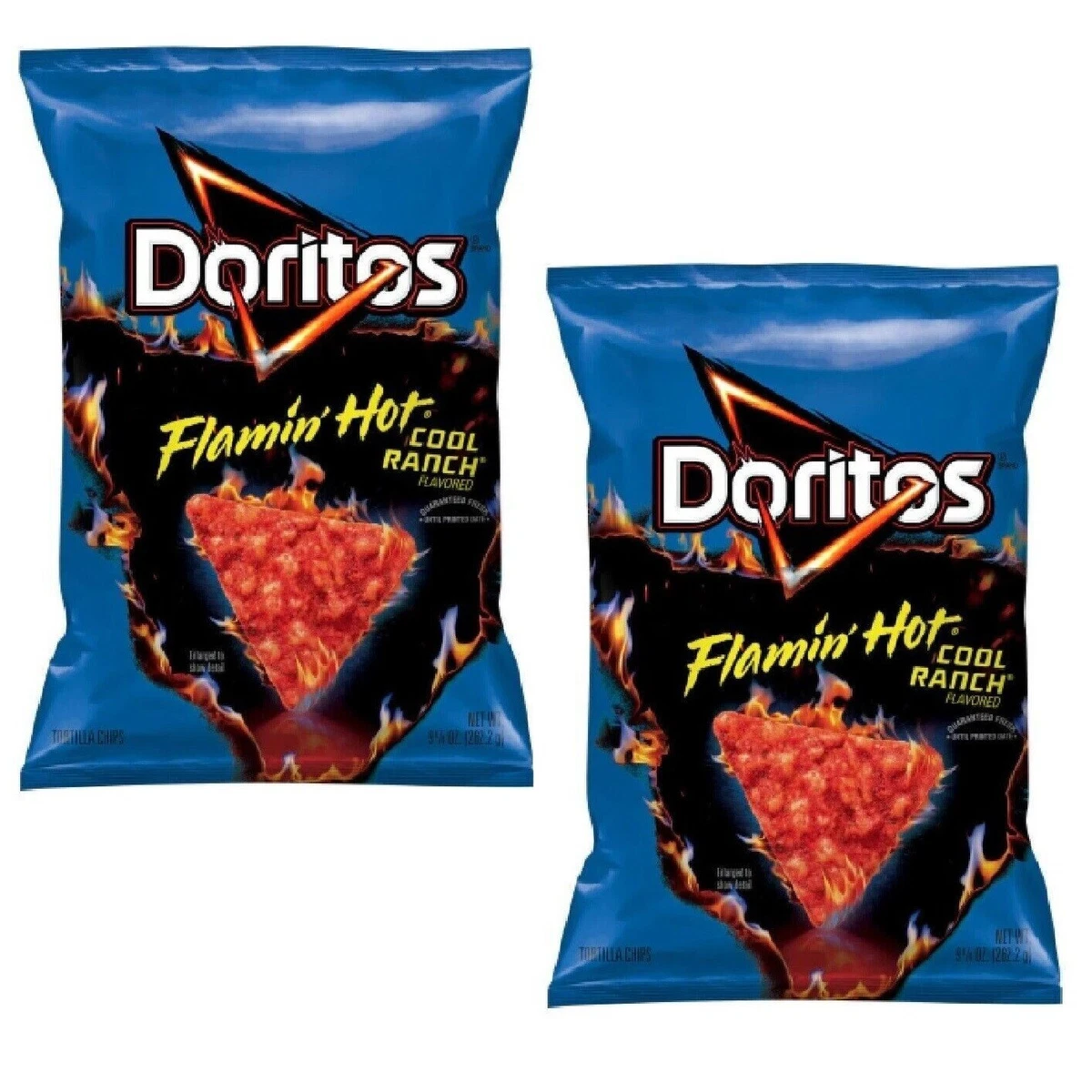Doritos Flamin' Hot Cool Ranch Flavored Tortilla Chips, 1/4, 55% OFF