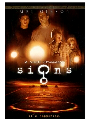 Signs DVD Video Movie Mel Gibson 2002 PG-13 Horror Sci-Fi | eBay