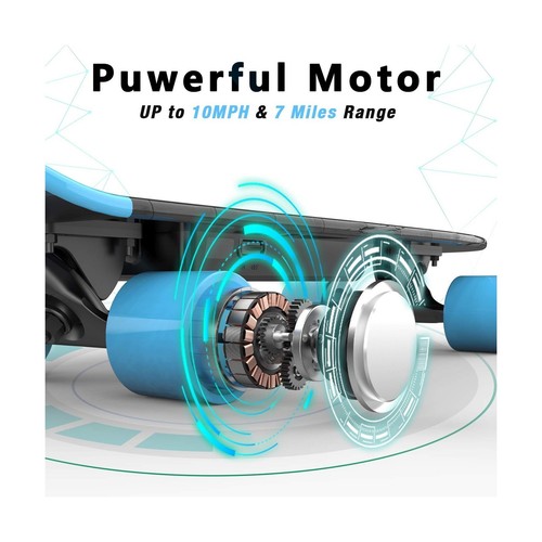 Cool&Fun Electric Skateboard, Brushless Motor Electric Skateboard with ...