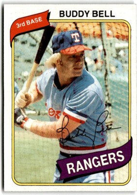 1980 Topps Buddy Bell Texas Rangers #190 | eBay