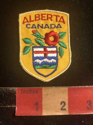 Vtg Province Of ALBERTA Canada Coat Of Arms Theme Shield Patch 99J3 | eBay