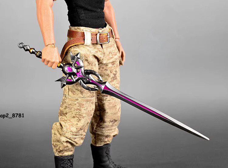 1/6 Metal 8.26'' Longsword Sword Blade For 12'' Action Figure Body ...