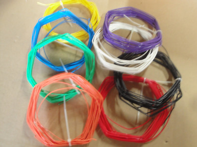 200 ft 8 X 25Ft 20 Awg Solid Core Silver Plated Teflon Wire Audio Tube ...