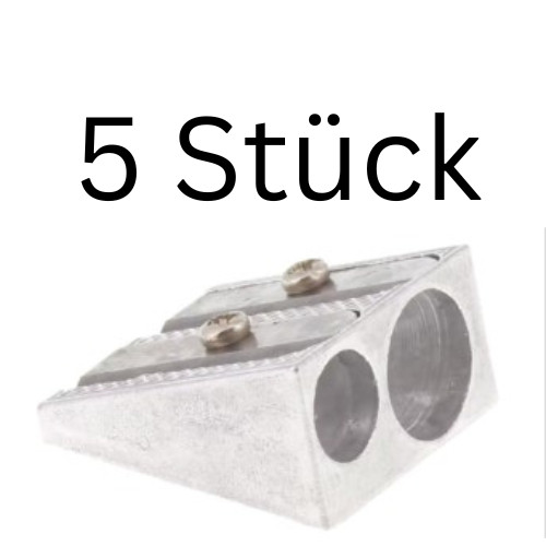 Spitzer-Anspitzer 2 Größen Bleistift Buntstifte