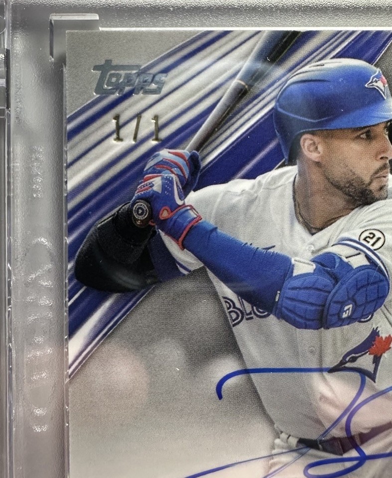 2025 Topps Archives Signature - George Springer - 1/1 Auto Relic - Blue ...