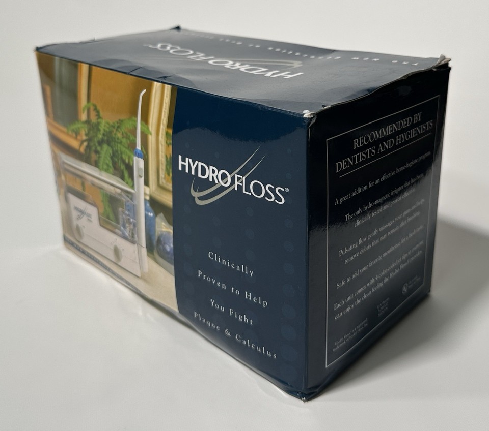 Hydro Floss New Generation Oral Irrigator New In Box w/ 4 Color Coded ...