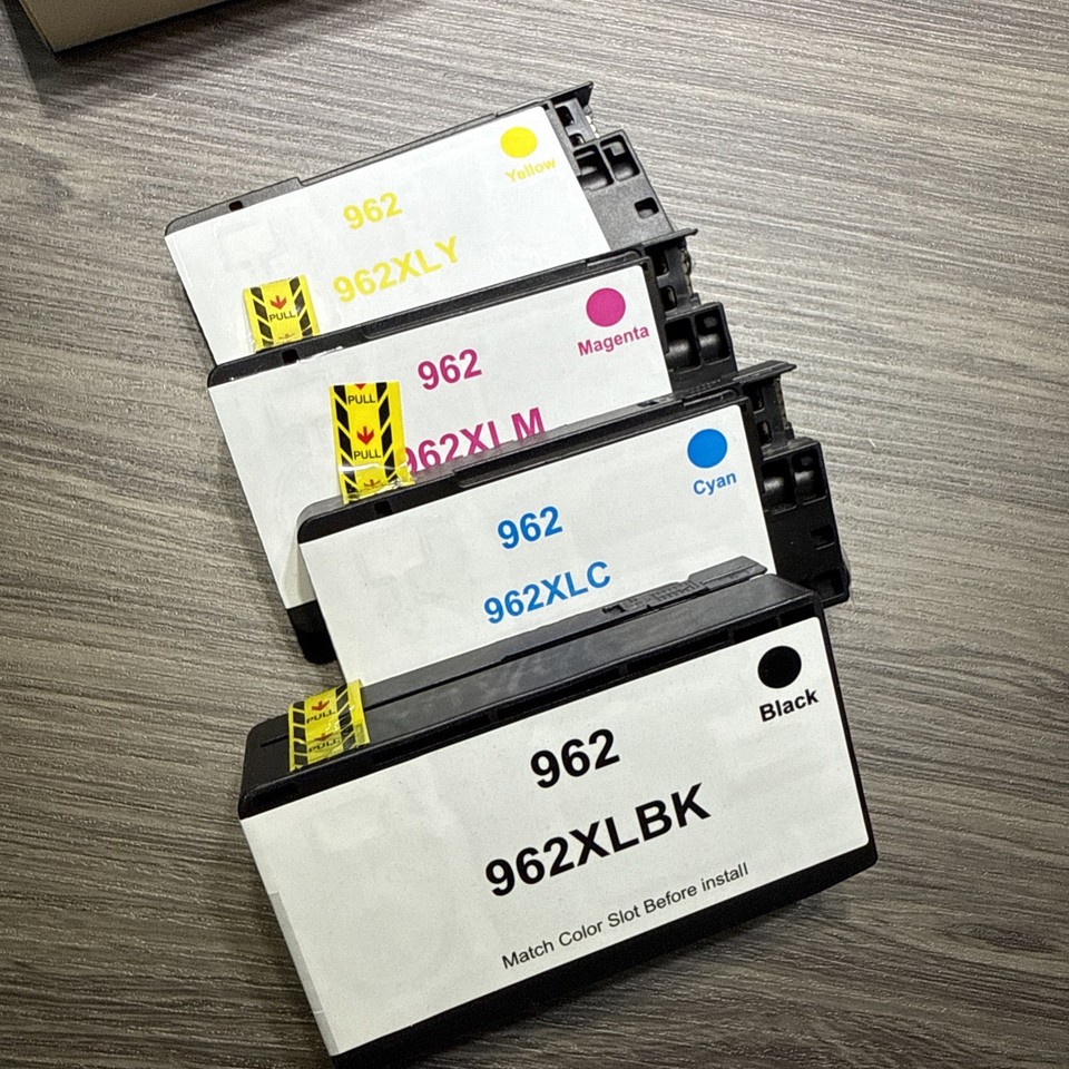 4PK 962XL Ink Cartridges for HP Officejet Pro 9010 9015 9016 9018 9019 ...