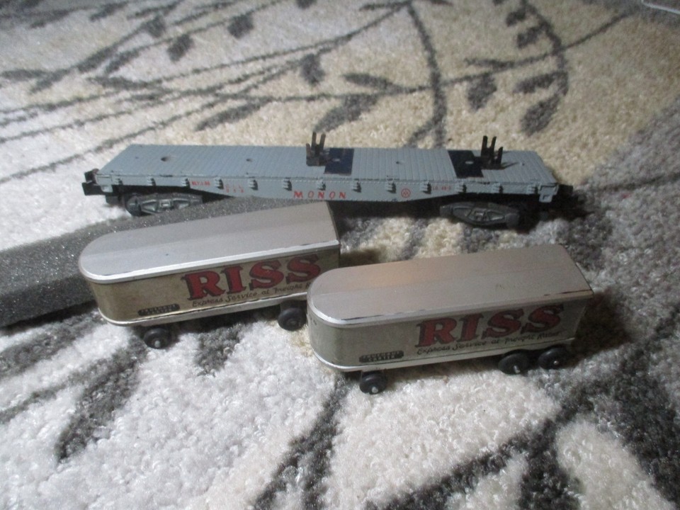 Amer Flyer 956 w/Riss Trailers (10/3/25 376) Needs Svc- Hamler ...