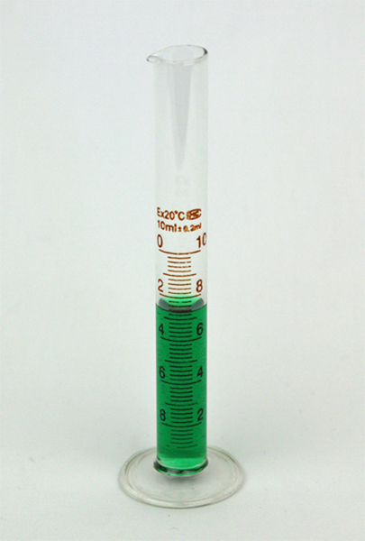 10 mL GRADUATED CYLINDER Student Grade | eBay