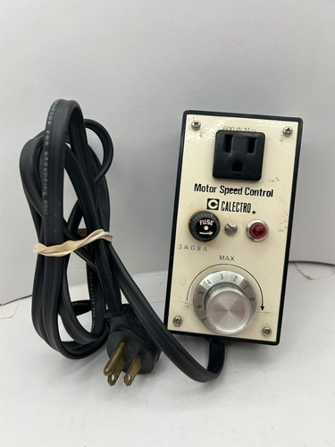 Vintage Calectro Motor Speed Control 600 Watt TESTED | eBay