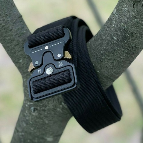 Tactical Belt Heavy Duty Military Durable Nylon Army Quick-Release ...
