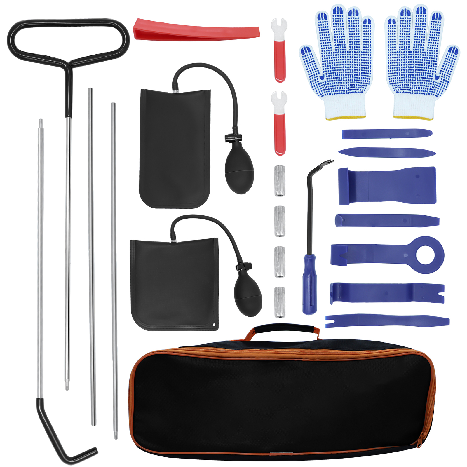 NEW Car Repair Tool Kit 24 PCS Professional Emergency Tool Kits with ...