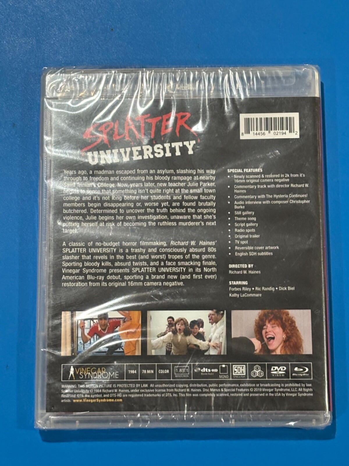 Splatter University (Blu-ray, 1984) for sale online | eBay