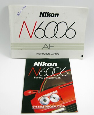 Nikon N6006 Literature | eBay