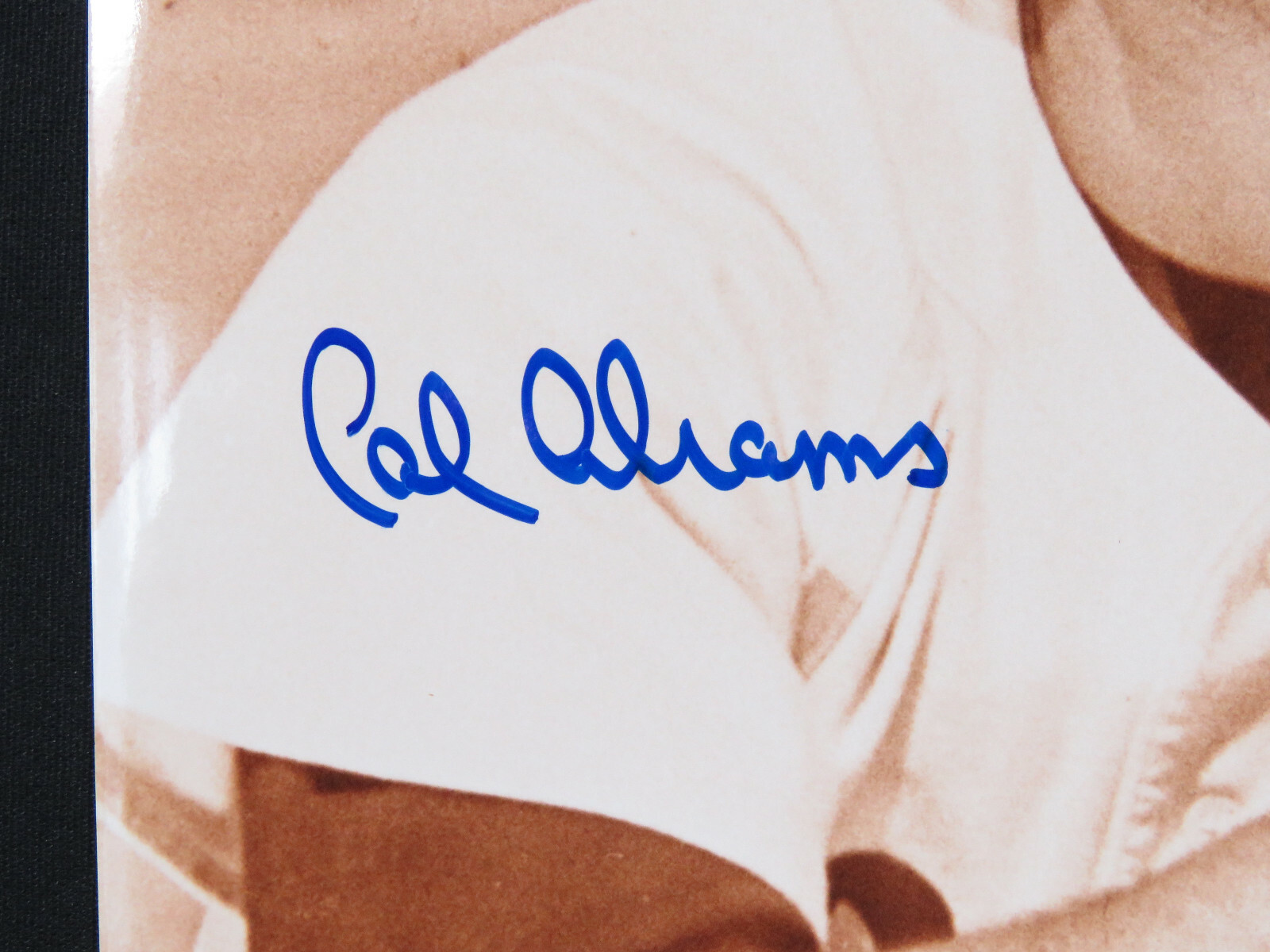 2 Cal Abrams Brooklyn Dodgers Baseball Autographed Signed 8x10 B&W ...