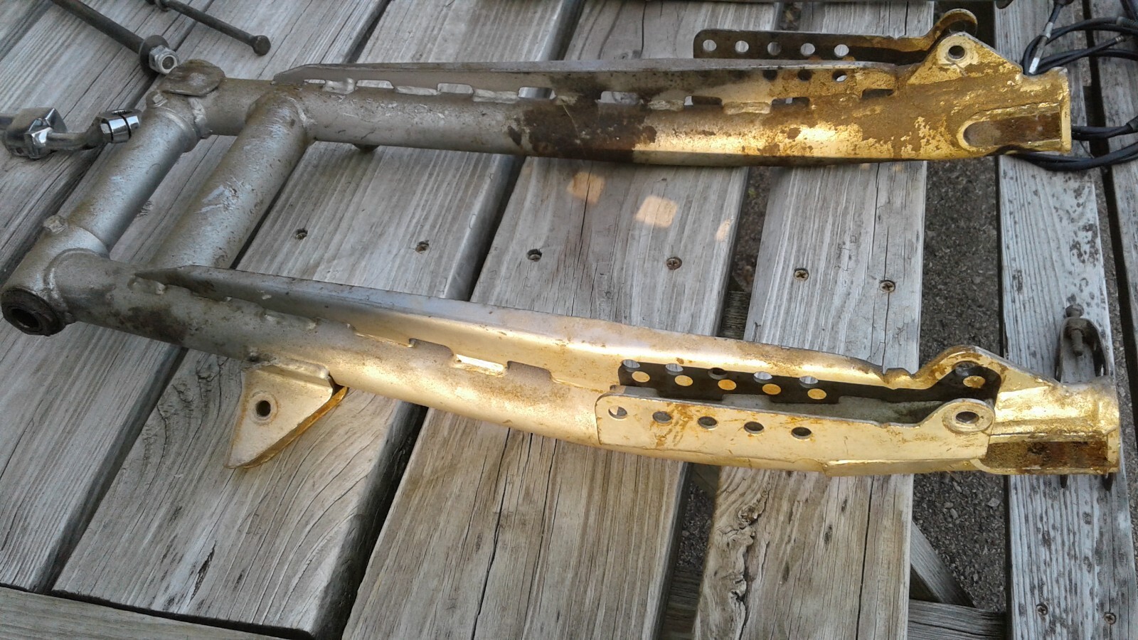 1975 Penton KTM 175 Jackpiner Factory 5 Position Rear Swingarm | Silver ...