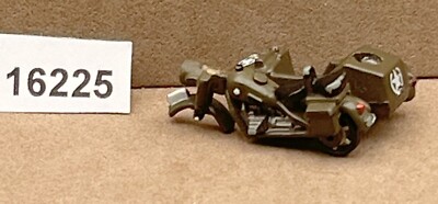 MICRO MACHINES BMW R75 MILITARY MOTORCYCLE & SIDE CAR GALOOB 1987 ...